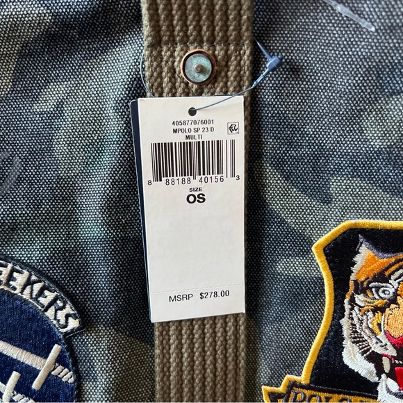 Polo Ralph Lauren | Bags | Polo Ralph Lauren Tigerpatch Camo Canvas Freedom Seekers Duffel Bag ...